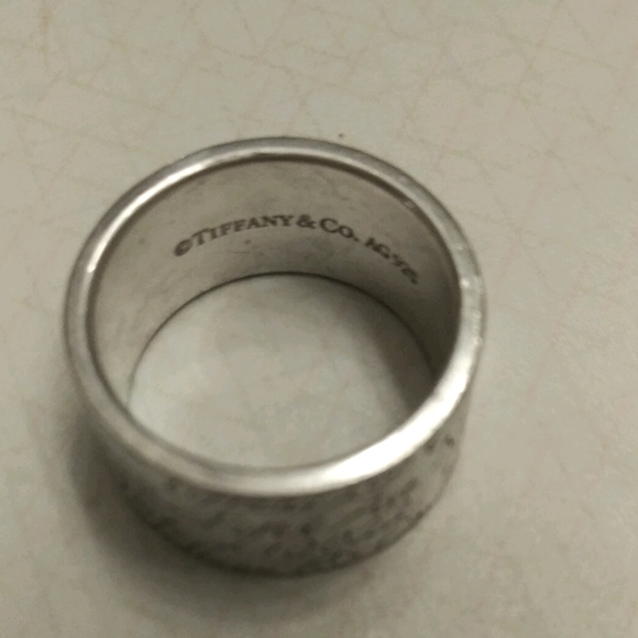 Tiffany & Co. | Jewelry | Wide Band Tiffany Notes Collection Sz 45 ...